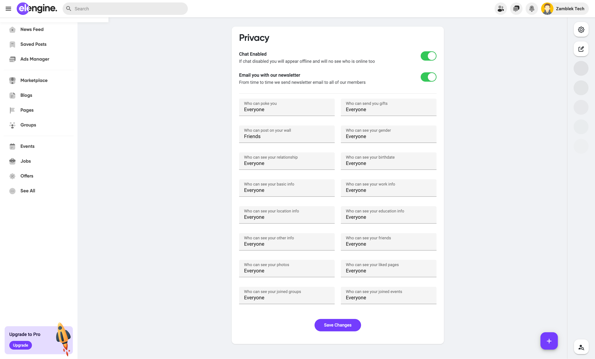 Elengine – The Ultimate Sngine Theme – Sngine