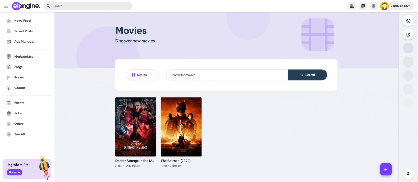 Elengine – The Ultimate Sngine Theme – Sngine