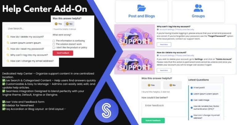 Help Center Addon – Sngine
